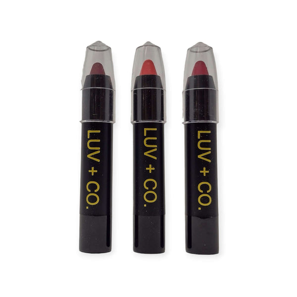 Luvee Duvee Lip Crayon Trio – LUV+CO.